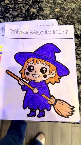 Halloween Coloring Pages | K-3 Coloring Book | No-Prep Printable ...