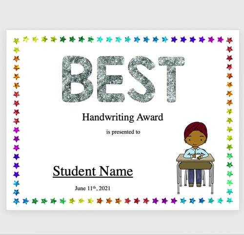 End of year awards + certificates. Fun, editable drag and drop pieces