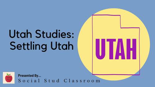 Utah Studies: The Mormon Pioneers and Settling Utah by The Social ...