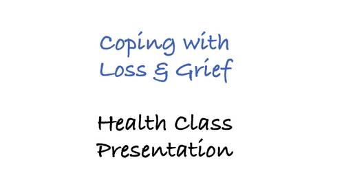 Managing Stress & Coping with Loss PowerPoint Presentation Bundle