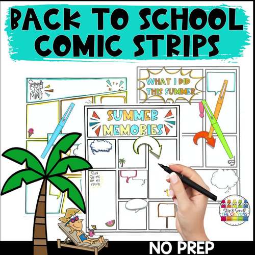 How I Spent My Summer Vacation Comic Strip Template | Summer Journal ...