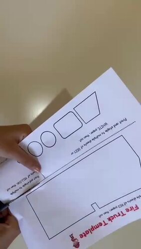 Fire Safety Truck Craft _Fire Safety Prevention Week worksheets ...