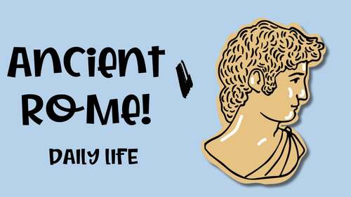 Ancient Rome Daily Life Reading Comprehension & Questions Worksheets