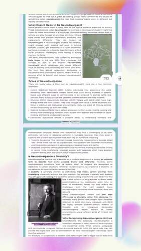 Neurodiversity and Neurodivergence Reading Comprehension | Autism ADHD ...