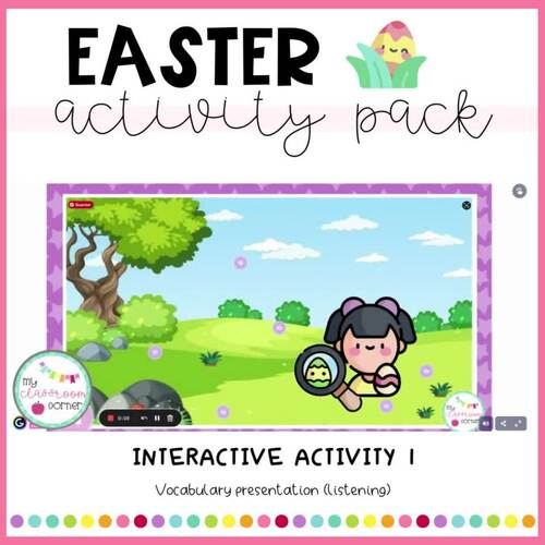 EASTER activity pack - ESL by My classroom corner | TPT
