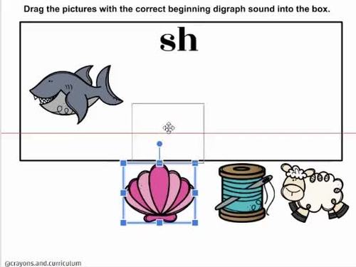 Phonics: Consonant Digraphs Interactive Google Slides (Distance Learning)