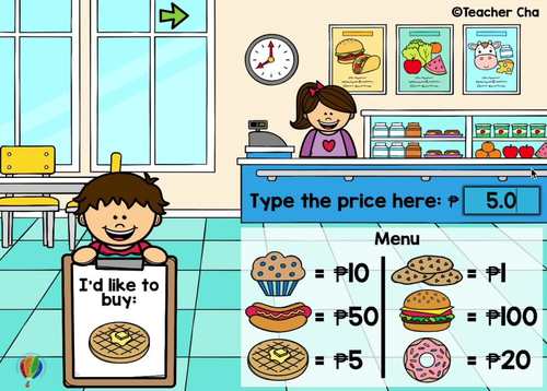 Life Skills: Buying Items from the Cafeteria - Philippine Money (BOOM ...