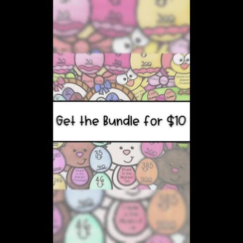 Jelly Bean Math Craft | Easter Rounding Whole Numbers Using Place Value