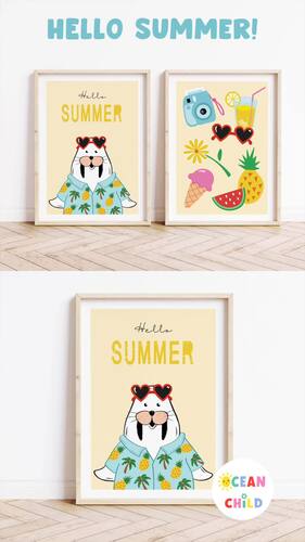 Seasons Classroom Posters, 8 Mix & Match Educational Wall Art Season ...