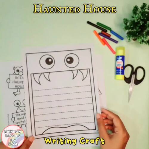 Haunted House Writing | Haunted House For Sale Writing | Halloween ...