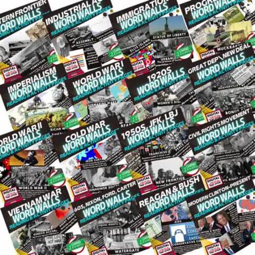 U.S. Imperialism Word Wall Activity Pages U.S. History Word Wall