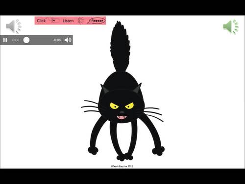 Halloween vocabulary for ESL kids by Teach Play Live ESL | TPT