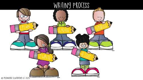 Writing Process clip art, Pencil clip art Mini by Melonheadz Clipart