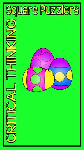 CRITICAL THINKING SQUARE PUZZLES Eggs Brain Teasers GATE Problem Solving