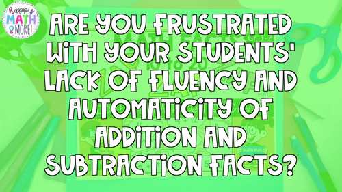 Addition and Subtraction 10 TO 20 ZAP Math Center Game Bundle | TPT