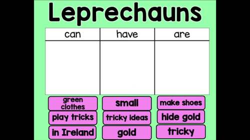 St Patricks Day Digital Interactive Notebook Google Classroom | TPT