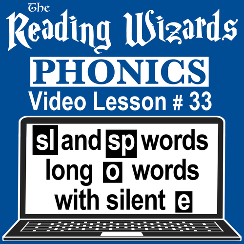 Phonics Video/Easel Lesson - SL & SP Words/Long O Silent E - Reading ...