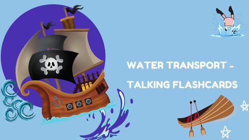 Water transportation flashcards by Fast English for Kids | TpT