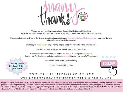 MEET THE TEACHER Welcome Notes For 3rd Grade by Socially Skilled Kids