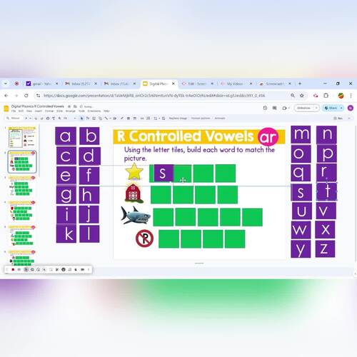 Digital Phonics Activities R Controlled Vowels by Can't Stop Smiling