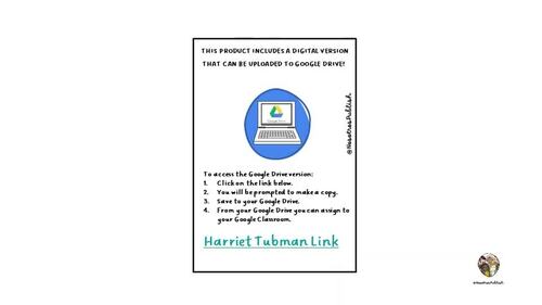 Biografía de Harriet Tubman SS TEKS 3.11.B by Nosotros Publishing House