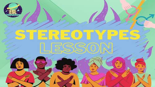 Stereotypes and Discrimination ESL/ELL PowerPoint Lesson for B2 Level ...