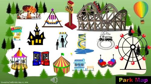 Amusement Park Math: Circles - Area & Circumference by Yatrik Patel