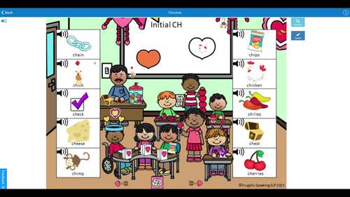 Valentine's Day Seek `N Speak Articulation Boom Cards™ Distance Learning