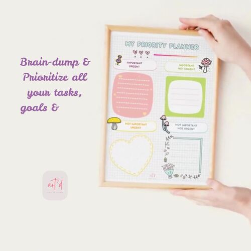 Printable Eisenhower Matrix for Teacher Planning & Teaching Time/Task ...