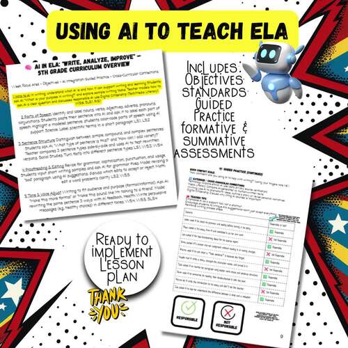 Using AI to teach ELA English Part 1 Language Arts and ChatGPT Intro Lesson