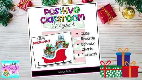 #salenov Positive Classroom Management Behavior Chart - Christmas Sleigh