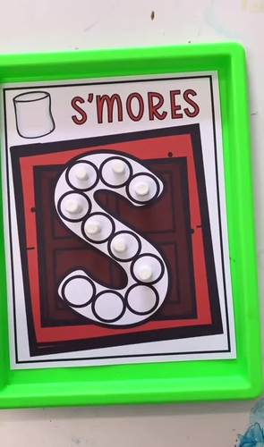 Smores Craft Camping Theme Activities Preschool by Preschool Packets