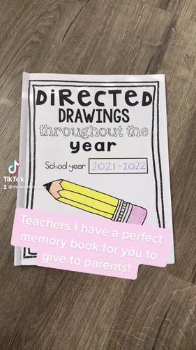 Monthly Directed Drawings Throughout the Year | Memory Book | Parent Gift