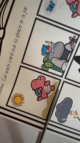 Interactive Reading: The Worrysaurus by loveourlibrary | TPT