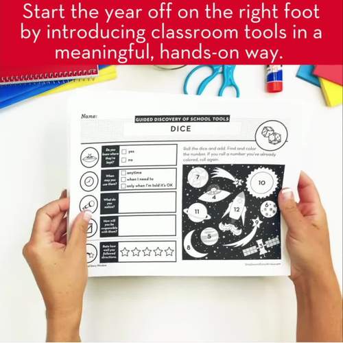 Classroom Procedures & Routines Guided Discovery of Supplies for Back ...