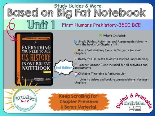 Middle School US History-Based on Big Fat Ntbk 2nd Edtn-Unit 1 ...
