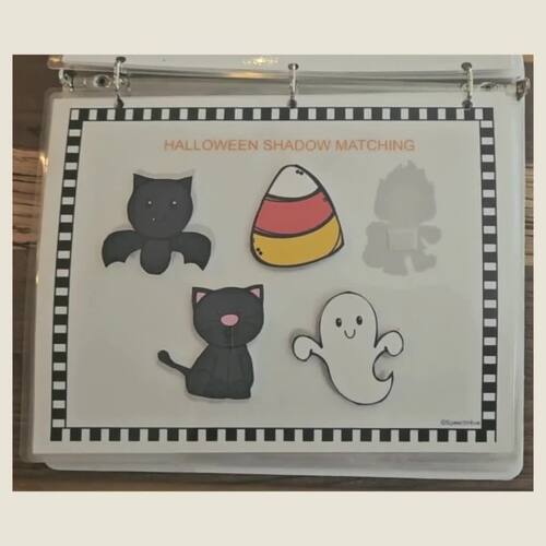 Halloween Busy Book, Halloween quiet book, Halloween printable activities