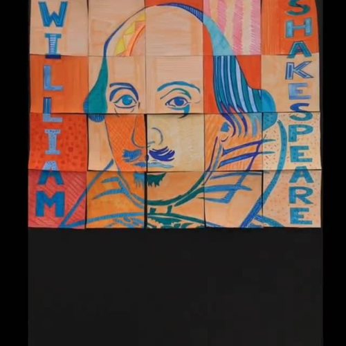 William Shakespeare Collaboration Poster | Great Poetry Month Activity