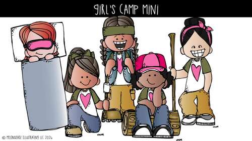 Girls Camp clip art, LDS Mini by Melonheadz Clipart | TPT