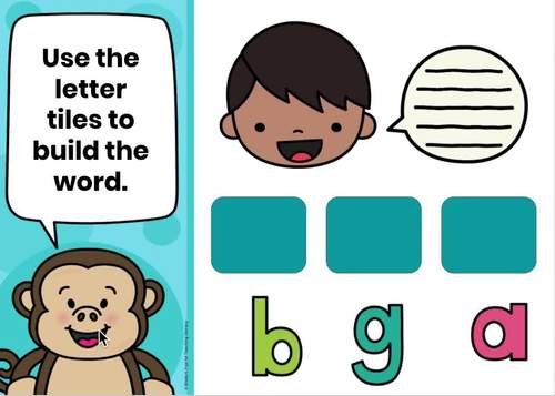 Distance Learning Short A CvC Words Reading and Spelling for GOOGLE ...