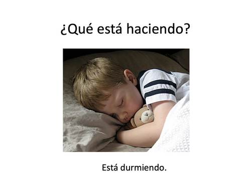 Spanish Present Progressive Tense PowerPoint Activity and Competition