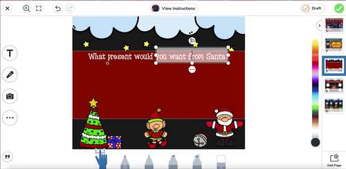 Train Winter Christmas Seesaw and Printable Activities | TPT