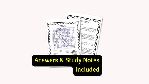 Parable of the Mustard Seed Word Search, Sunday School Lessons and ...