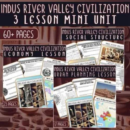 Indus River Valley Civilization Lesson Packet (3 Lessons) | TPT