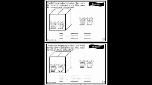 Go Math! Chapter 5 Kindergarten Homework by Erica Gorrell | TPT