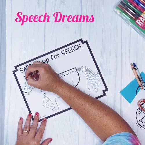 Horse Craft for Speech and Language Therapy by Speech Dreams | TPT