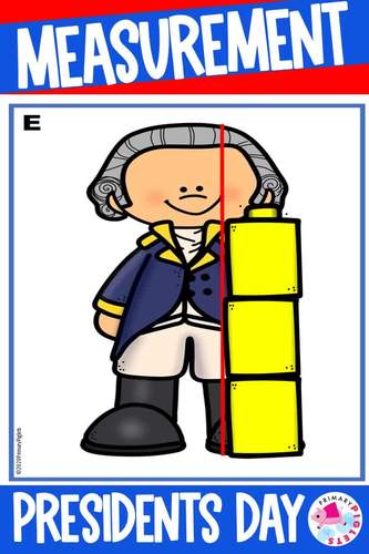 PRESIDENTS DAY Activities Nonstandard Measurement Math Center 1st & 2nd ...