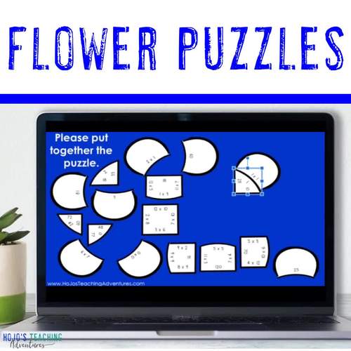 SUBTRACTION Flower Puzzle Craft | Spring Math Game Activity Center ...