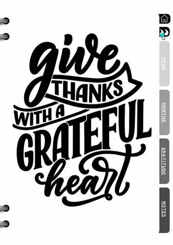 Digital and Printable Gratitude Journal Undated Kindness Notes by Renee ...