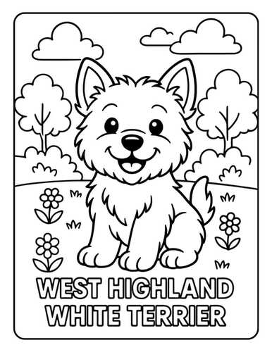 Cute Dog Breeds Coloring Pages | 45 Fun Puppy Activity Sheets for Kids ...